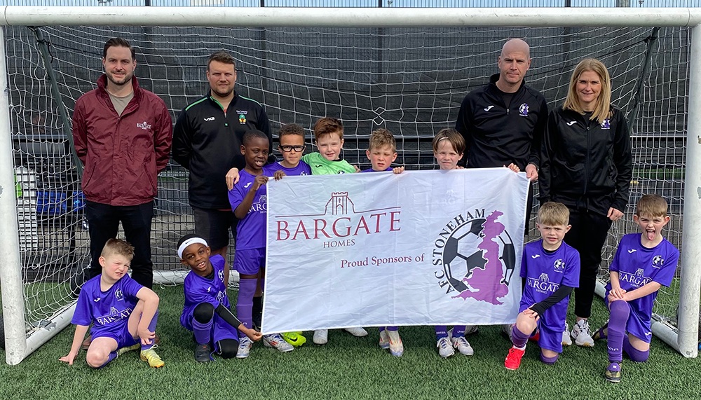 Bargate Homes Backs AFC Stoneham U7s | Grassroots Football